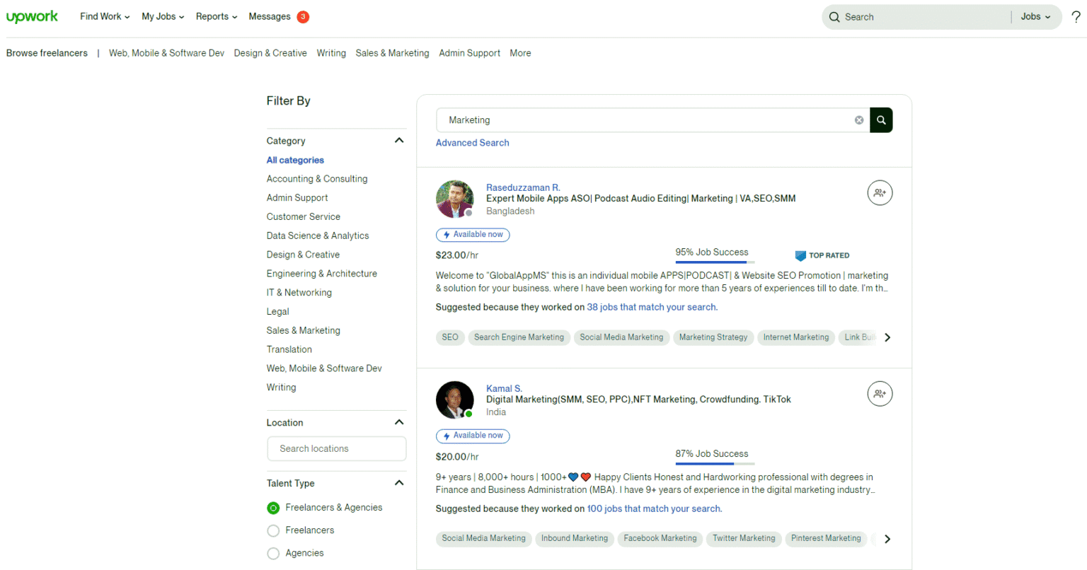 Comment trouver des freelances compétents sur Upwork ? | Joël Douillet